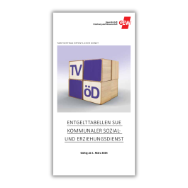 TVöD Entgelttabellen SuE - GEW Shop Hauptvorstand