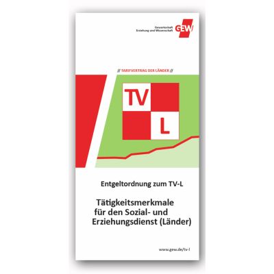 TV-L - Tarif - Druckerzeugnisse - GEW Shop Hauptvorstand